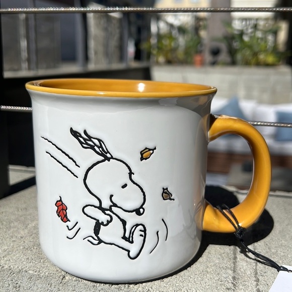 Peanuts | Other | Fall Peanuts Snoopy Mug Happy Fall | Poshmark